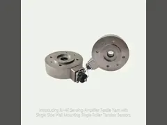 China RJ-4F Sensing Amplifier Textile Yarn With Single Side Wall Mounting Single-roller Tension Sensors for sale