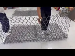 China Hexagonal Gabion Cage Wire Rock Retaining Wall River Bank Flood Control Erosion Protection Galvanized CE ISO for sale