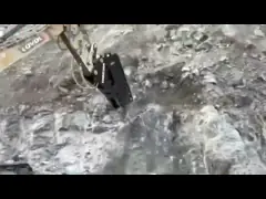 China EDDIE 200 Hydraulic Breaker Hammer 50 Ton Excavator Heavy Duty Demolition Rock Crusher for sale