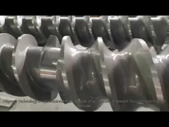 60mm 600rpm Twin Screw Extruder Elements Kneading Block Threaded Element Threaded Block