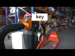 1500kg 3000kg Electric Power Pallet Jack Truck Pedestrian Lifting Height 200mm