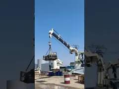4T14M Knuckle and Foldable Boom Marine Crane