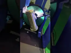 Industrial Compact Flange Welding Equipment 5kW PLC Control Hydraulic Clamping Method