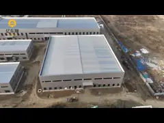 China Large Span Prefab Steel Frame Building Construction Customizable Strong Strength for sale