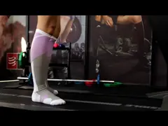 China Long Unisex Compression Sports Socks Soccer Running Compression Socks 20-30 mmhg for sale