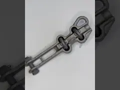 China Aluminum Transmission Line Hardware Hot Line Clamp With Galvanized Steel Bolt And Nut for sale