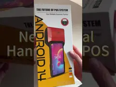Capacità della batteria 6400mAh Terminal POS a doppio schermo supportato da NFC Android Per il commercio al dettaglio