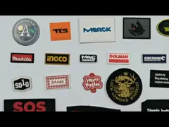 China Embossed Custom Sew On Logo Patches PVC Rubber Label 3M Reflective for sale