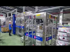 45000BPH Sleever riduttore ad alta velocità per la linea di produzione di bevande da tè sito del cliente