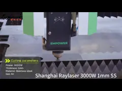 CYPCUT 制御ソフトウェア ステンレス鋼と炭素鋼ファイバーレーザー切削機 1500w