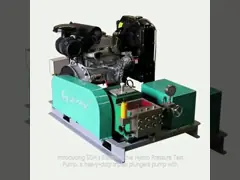 China Electric Drive Hydro Pressure Test Pump For Pipelines Pressure Test 15000psi for sale