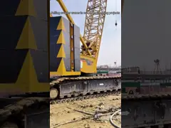 China Construction Crawler Crane Hundred Ton Crawler Crane 120m/Min Lifting Speed For Heavy Duty for sale