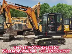 중국 ISUZU 엔진 삼성 SY60C 발굴기 중고 삼성 6톤 발굴기 판매용