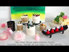 Decorative Crystal Stone Diy Scented Candle Wholesale Price High Quality Private Label Luxury Scente