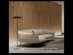 China 2mm 0.5mm Micro Perforated Veneer Acoustic Panel Wall Building Material for sale