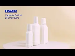 China Customized Plastic Mouthwash Bottle 100ml/250ml/300ml Empty Body Lotion Bottles For Cosmetic for sale