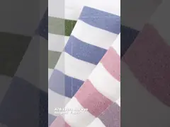 Cina Tessuto di materiale comodo e a strisce piatto e traspirante per polo in vendita