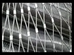 Closed Mouth Type Flexible Stainless Steel Cable Mesh 304 Steel Rope Mesh