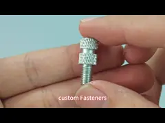 China Steel CNC Turned Zinc Plated Thumb Screw Double Diamond Knurls Anti-Slip Grip Black Oxide Finish for sale