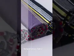 China Good Quality Fabric Breathable And Pure Cotton Skin-Friendly Striped Cotton Fabric For T-Shirt for sale