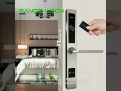 fingerprint recognition door handle high quality apartment hotel door lock