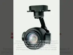 China FPV Drone Camera 10x Optical zoom IRCUT 3-Axis Gimbal IP/HDMI output for sale