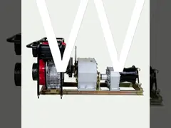China 30KN 3T Cable Hauling Winch Hand Pulled Diesel Shaft Drive Fast Winch for sale