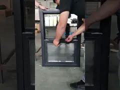 Cina Progettato per essere energetico - finestrino UPVC single hang con cerniera di attrito e vetro temperato in vendita