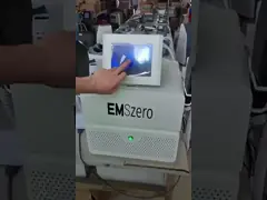 China 2025 Newest professional 2 in 1 ems body sculpting inner ball roller lymphatic drainage electromagnetic ems fitness machines for sale