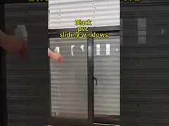 China Double Glazing PVC Modern Black Upvc Sliding Window Lock for sale