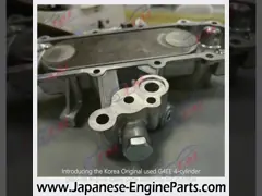 Korea Oringinal Used G4EE 4 Cylinder Gasoline Engine Spare Parts Assembly for Hyundai 1.4L Displacement