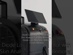 China Switchable Adjustable Spot Ice Titanium Laser Diode Hair Removal Machine for sale