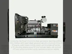 Комминс дизельные генераторы 450кВ 50Гц 1500RPM 400В тихий дизельный генератор