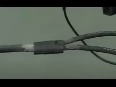 Electrical Insulation Waterproof 2 Cores Heat Shrink Finger Sleeve Cable Breakout Boots