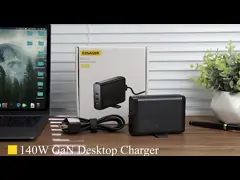 Dual USB Ports Travel Type C Desktop GaN Chargers 140w Quick Charging Phone Accessories