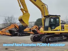 Customizable Second Hand Komatsu Excavators PC200-8 20 Tonne Digger
