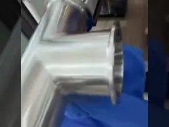 stainless steel pipe fittings parts Inspection workshop