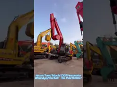 High Durability Hitachi ZX200-3 Excavator Used Hitachi Excavator 110KW