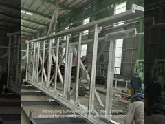 China Customized Steel Structure Workshop H Type Steel Girder Painted / Galvanized for sale