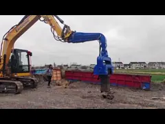 China 435 Kn Centrifugal Force Hydraulic Hammer Pile Driver For Heavy Construction Projects for sale