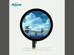 5 Inch 1080*1080 MIPI 50 Pin Circular TFT LCD Display With Touch For Smart Home