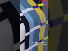 Comfort And High Quality Breathable Easy To Care ​Striped Material Fabric For Long Sleeve Clothes