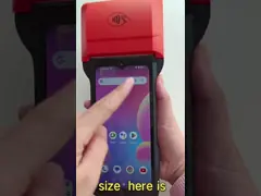 China Bluetooth Billing POS Android 14 Portable POS Machine Customized With 80mm Thermal Receipt for sale