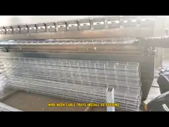 China Q235B Galvanized Steel Welded Wire Mesh Cable Tray With Accessories for sale