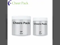 China Popular Food Grade Clear PET Plastic Jars With Screw LIDS for sale