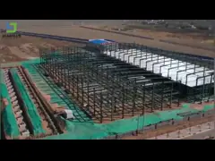 China Custom Layout Steel Structure Factory Galvanized Steel Anti Corrosion for sale