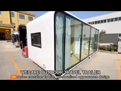 China Apple Cabin Prefab Homes Modular House Apple Cabin Capsule House Sleeping Room Apple House With a Terrace for sale