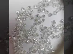 VVS VS SI DEF Color Lab Cresciuto Melee Diamanti da 1 mm a 1,25 mm Taglio ideale