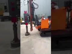 Hydraulic Pile Driver Solar Pile Driving Equipment Portable Screw Pile Driver Machine