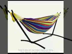 Cotton Hammock Swing Chair in Customized Color N Mail Packing Made of Cotton